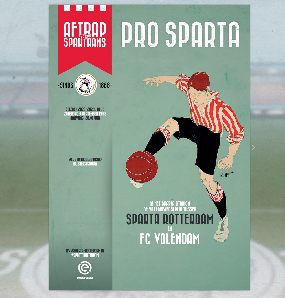 Pro Sparta: Sparta - FC Volendam - Sparta Rotterdam | Sparta Rotterdam